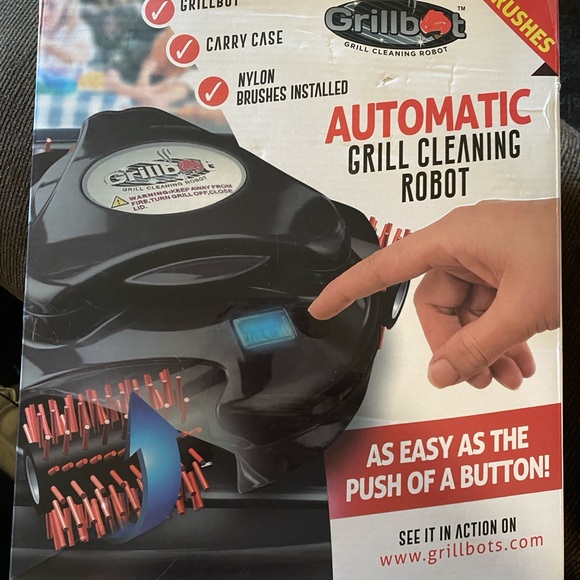 grillbot | Other | Automatic Grill Cleaning Robot Black | Poshmark